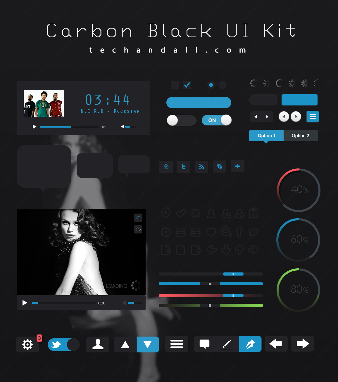 Carbon Black UI Kit – Welcome to Tech & ALL